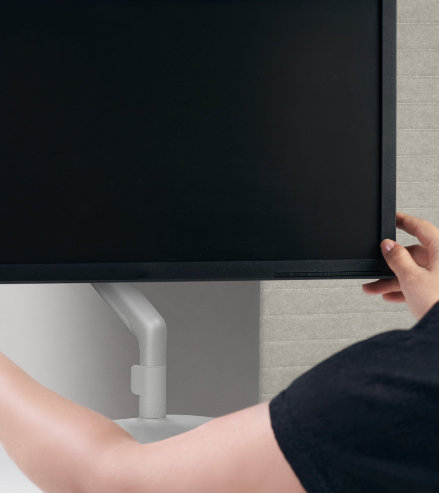 Adjustable Monitor Arms for Office Desks | Form Furniture