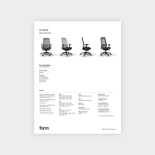 Resources – Form Furniture