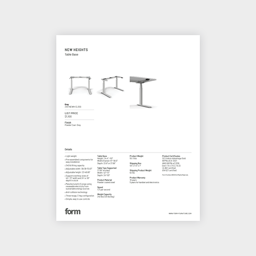 Resources – Form Furniture