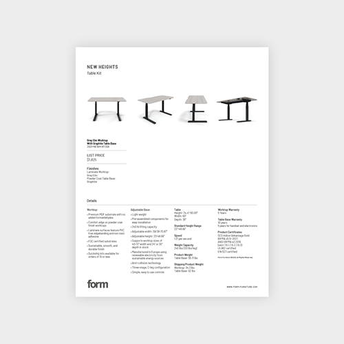 Resources – Form Furniture