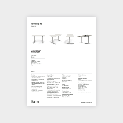 Resources – Form Furniture